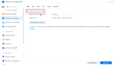 Créer des Volumes Docker avec NFS sur votre Synology
