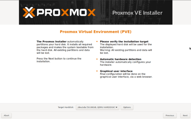 Comment installer Proxmox Virtual Environnement
