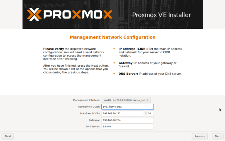 Comment installer Proxmox Virtual Environnement