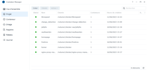 Docker avec Synology : Container Manager